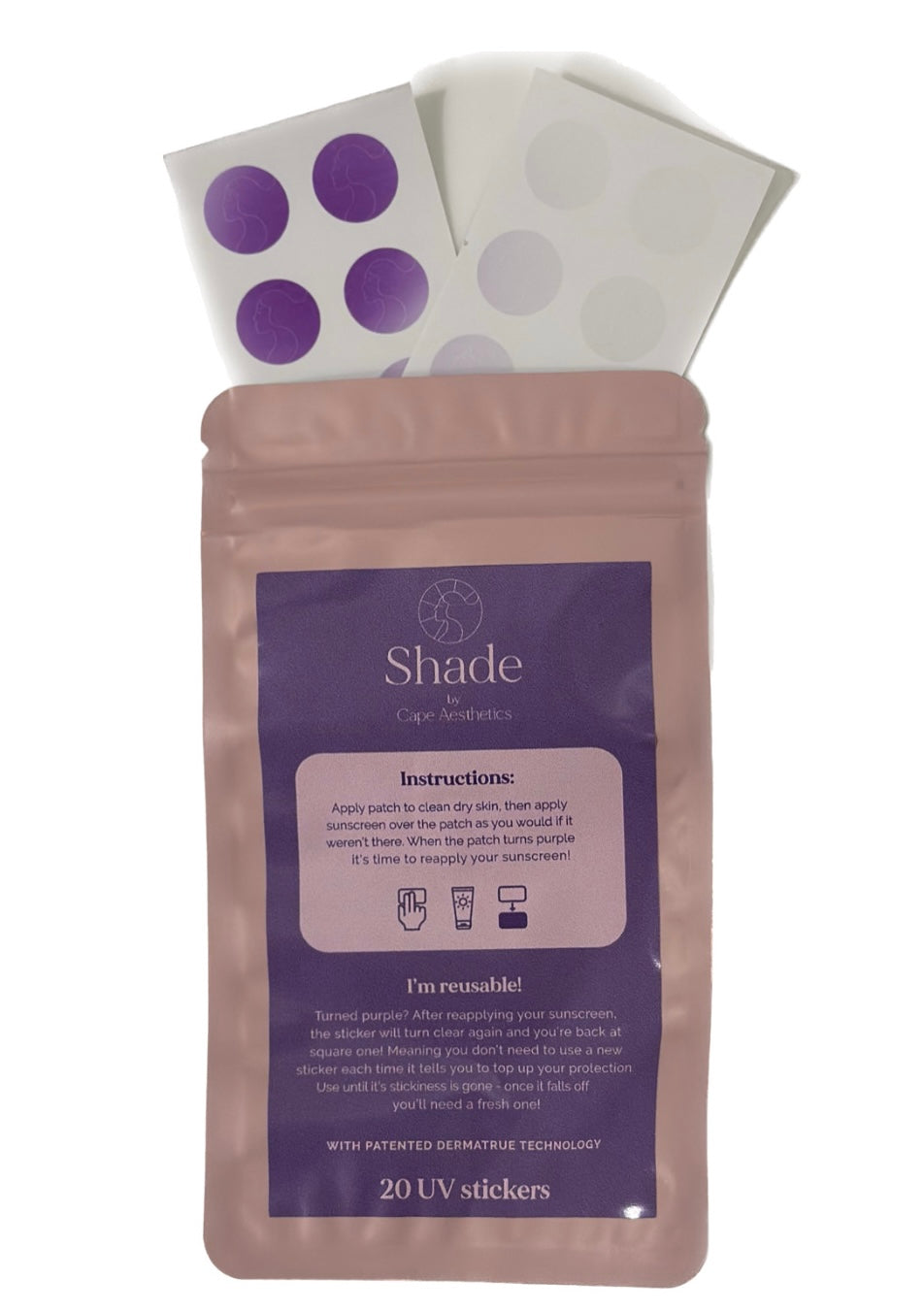 Shade UV Stickers | Cape Aesthetics - Cape Aesthetics